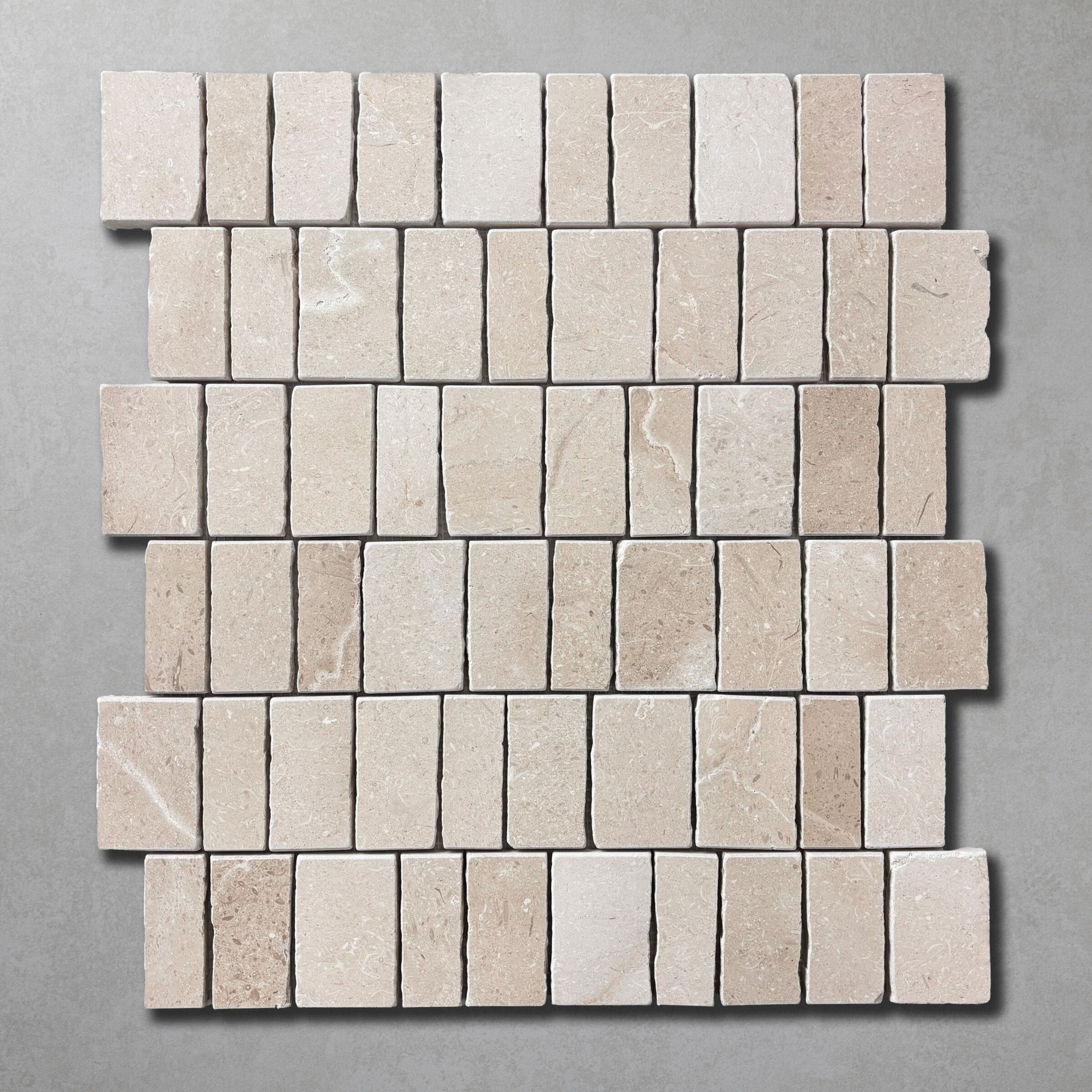 Ivory Limestone Chopped Mosaic | Fast Delivery | Starel Stones