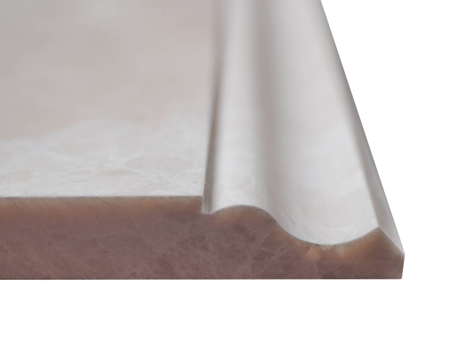 White Emperador Marble Honed Skirting - Starel Stones