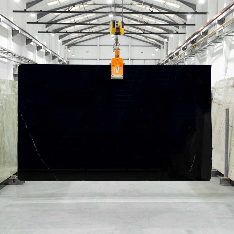 Deep Black Marble Slab 79469 - Starel Stones