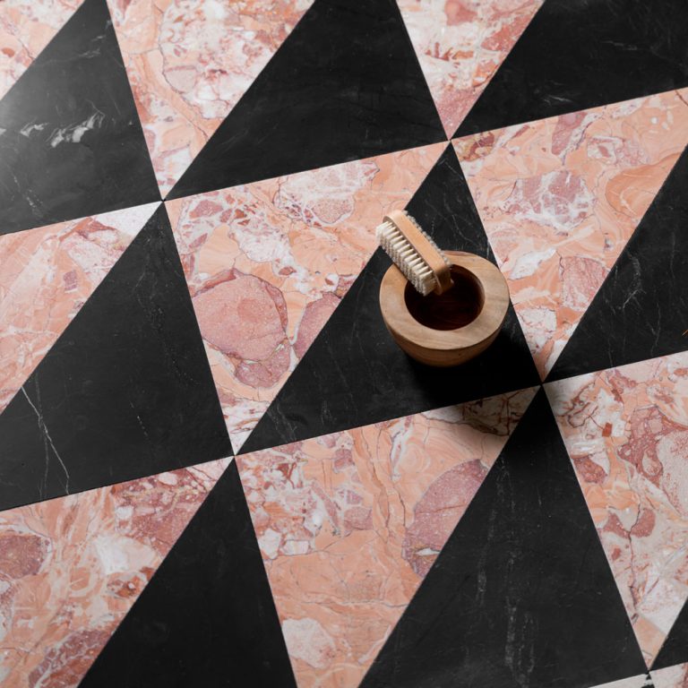 Nero Black Triangle Marble Tile - Starel Stones