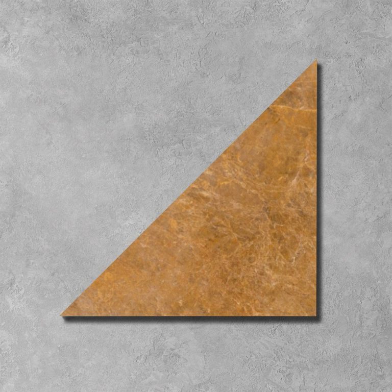 Tobacco Triangle Marble Tile - Starel Stones
