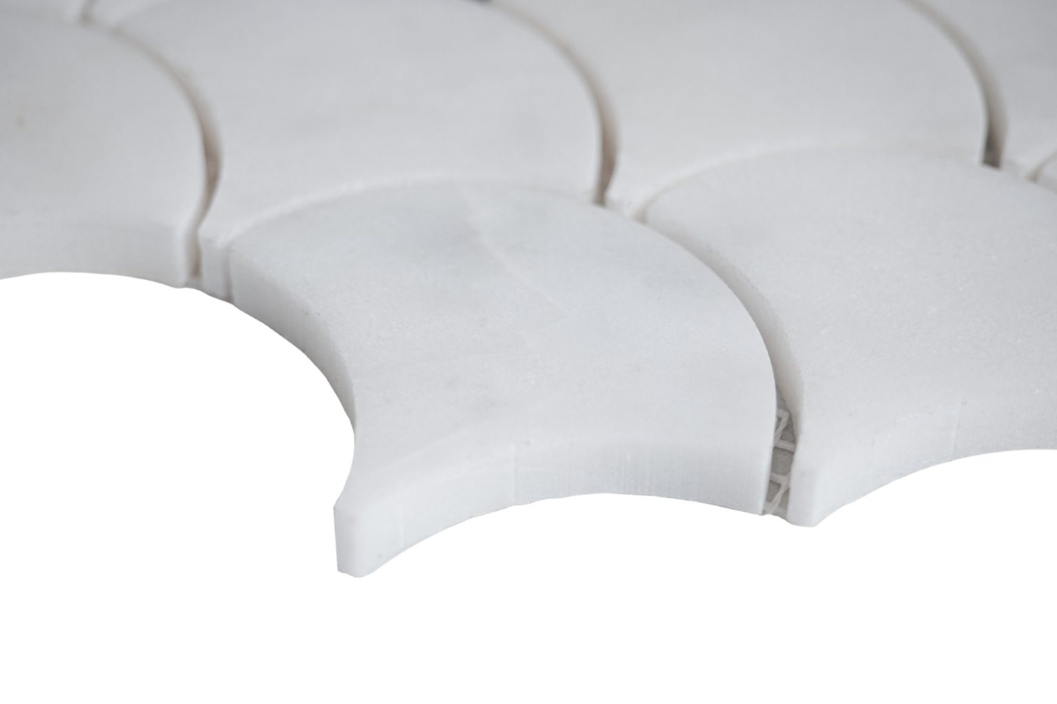 Calacatta Viola Scallop Shell Marble Mosaic - Starel Stones